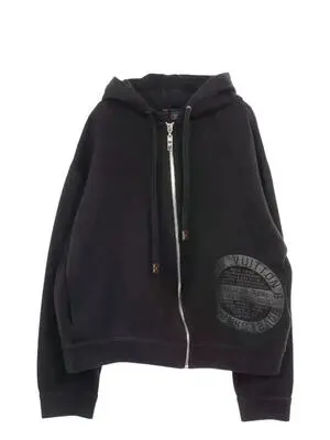 LOUIS VUITTON 2000s Zip-up Hoodie - Black