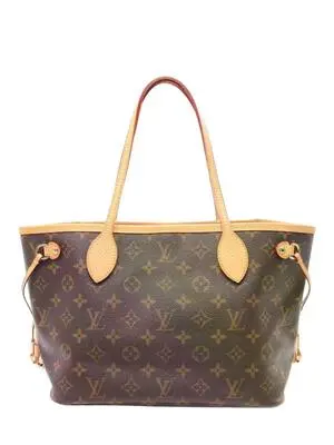 LOUIS VUITTON Louis Vuitton Monogram Neverfull PM Tote Bag Brown