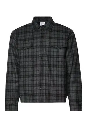 Vetements Padded Check Shirt - Grey