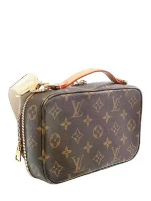 LOUIS VUITTON Louis Vuitton Monogram Mini Utility Bag Brown