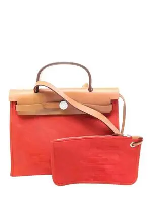 Hermès Hermès 2016 PM Herbag Zip Tote Bag Orange