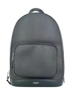 BURBERRY Burberry Rocco Logo-Embossed Grained Leather Backpack