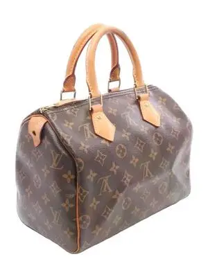 LOUIS VUITTON 2018 Speedy Monogram Holdall Bag - Brown