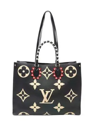 LOUIS VUITTON Louis Vuitton OnTheGo GM Monogram Empreinte Leather Tote Bag