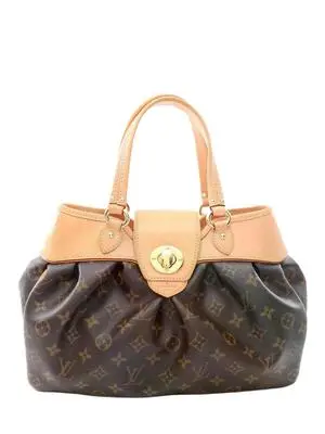 LOUIS VUITTON Monogram Canvas Shoulder Bag - Brown