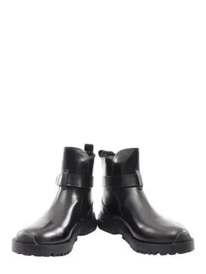 Dior Leather Combat Boots - Black