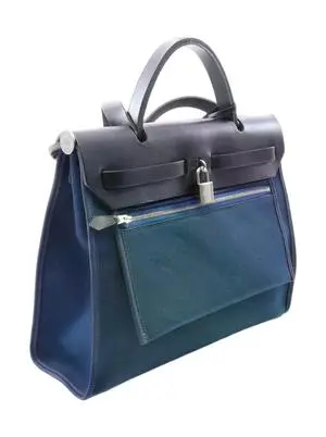Hermès Herbag Pm Tote Bag - Blue