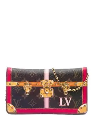 LOUIS VUITTON Monogram Summer Trunks Pochette Weekend Crossbody Bag - Brown