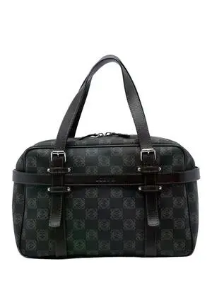 Loewe Anagram Coated Canvas Handbag - Brown