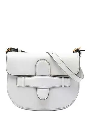 Celine Celine Smooth Calfskin Symmetrical Convertible Satchel Grey