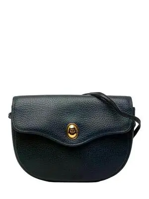 Dior Grained Calfskin Cross Body Bag - Blue