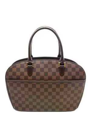 LOUIS VUITTON Saria Horizontal Damier Ebene Handbag - Brown