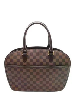 LOUIS VUITTON Saria Horizontal Damier Ebene Handbag - Brown