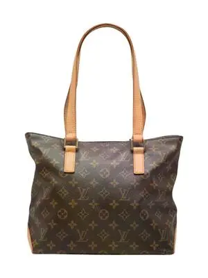 LOUIS VUITTON Monogram Canvas Cabas Piano Tote Bag - Brown