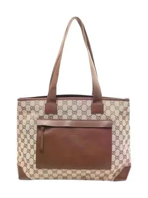Gucci 2000s Gg Canvas Tote Bag - Neutrals