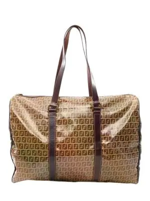 FENDI Fendi 2000s Zucchino Boston Bag
