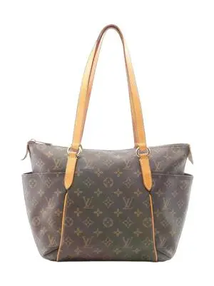 LOUIS VUITTON Louis Vuitton Monogram Canvas Tote Bag Brown