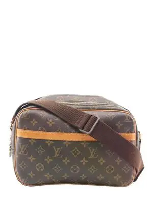 LOUIS VUITTON Monogram Reporter Pm Shoulder Bag - Brown