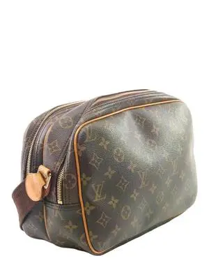 LOUIS VUITTON Monogram Reporter Pm Shoulder Bag - Brown
