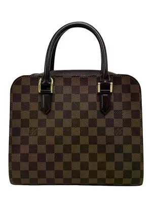 LOUIS VUITTON Damier Ebene Triana Handbag - Brown