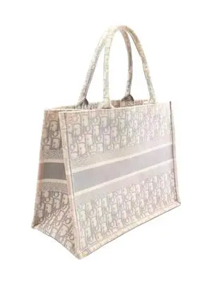Dior 2000s Book Oblique Tote Bag - Neutrals