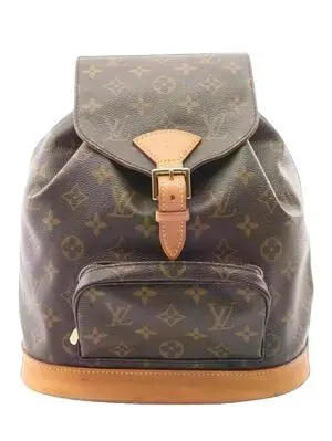 LOUIS VUITTON Montsouris Monogram Canvas Backpack - Brown