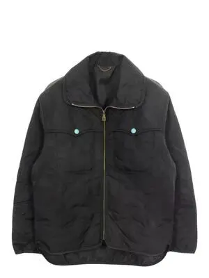 LOUIS VUITTON Quilted Overshirt Jacket - Black