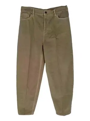 TOTEME Beige Cotton Wide Tapered Jeans - Neutrals