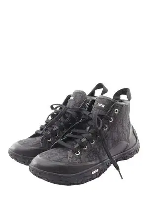 Dior B28 Oblique High-top Sneakers - Black