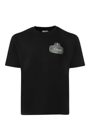 Rhude Desert Crest Tee Vintage And Silver - Black