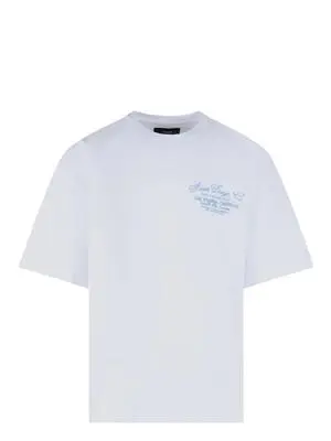 Amiri Dreamers Chain Stitch Os Tee - White