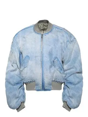 Rick Owens Flight Bomber Jacket - Blue