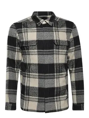 Rick Owens Outershirt Pearl Plaid - Neutral