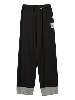 Mihara Yasuhiro Layered Wool Trousers - Brown