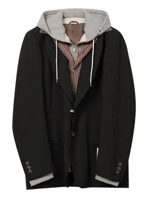 Mihara Yasuhiro Triple Layered Blazer Dark - Brown
