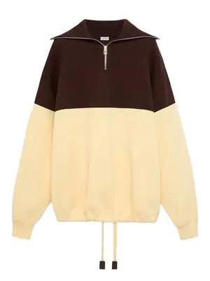 Loewe Sweater Brown And Yellow - Multi