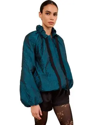 Ulla Johnson Roux Cloque Jacket - Beryl