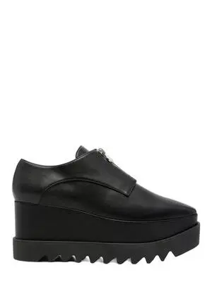 Stella McCartney Elyse Zip-fastening Platform Sneakers - Black