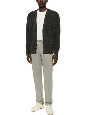 Eleventy Drawstring Waist Pleated Trousers - Grey