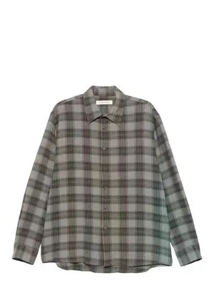 SUNFLOWER Studio Checked-pattern Shirt - Grey