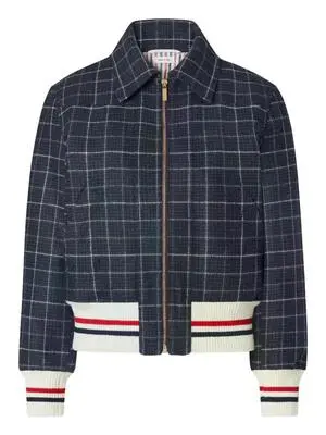 THOM BROWNE Thom Browne Windowpane Houndstooth Tweed Jacket