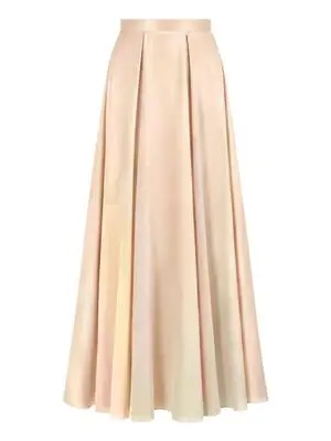 TEMPERLEY LONDON Amerie Pleated Maxi Skirt - Neutrals