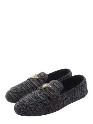 PRADA 2010s Crochet Loafers