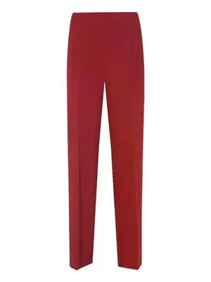 Alberta Ferretti Straight-leg Trousers - Red
