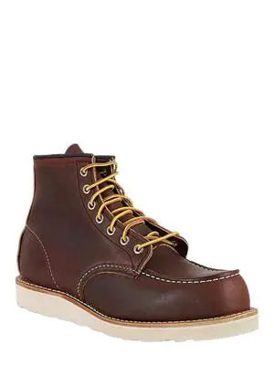 Red Wing Red Wing Shoes Classic Moc Leather Ankle Boots Brown