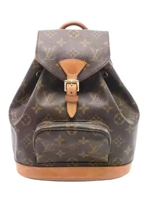 LOUIS VUITTON Louis Vuitton Monogram Backpack Brown