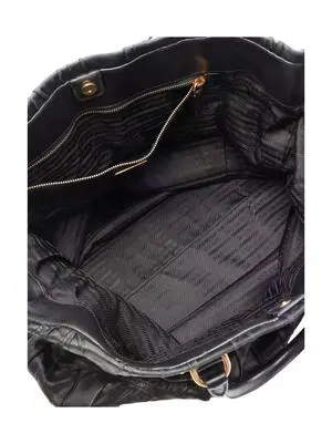 PRADA Prada Gaufre Saffiano Tote Bag