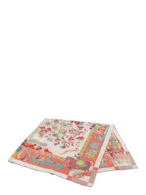 Hermès Fantaisies Indiennes Silk Scarf - Neutrals