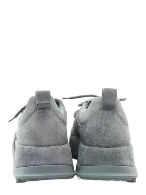 JIL SANDER Jil Sander Grey Round Toe Lace-Up Sneakers