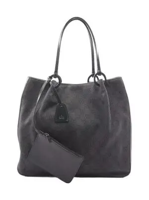 Gucci 2000s Gg-pattern Tote Bag - Black